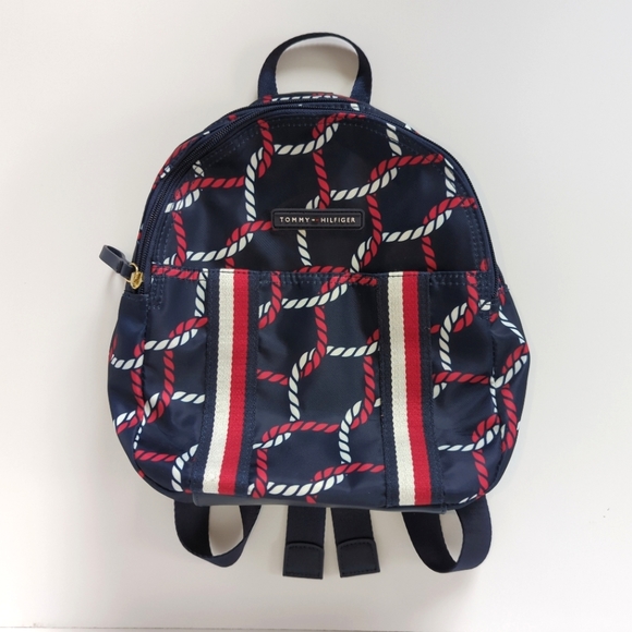 Tommy Hilfiger | Bags | Tommy Hilfiger Mini Backpack Nautical Rope ...